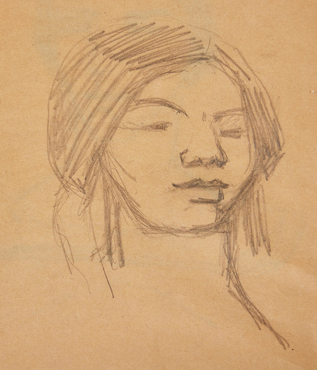 IVAN AGUÉLI. "Virginé". Konst - Teckningar - Auctionet