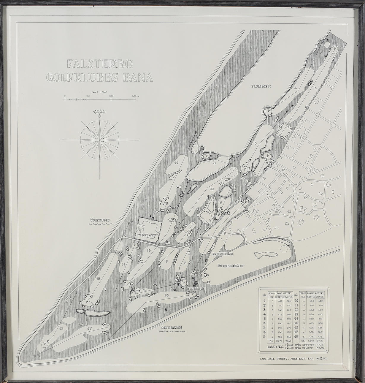 RITNING, Falsterbo Golfklubbs bana, Carl-Axel Stoltz, Arkitekt Sar ...