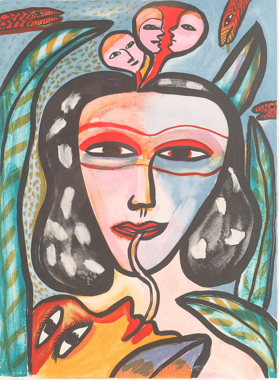 ULRIKA HYDMAN VALLIEN, litografi, signerad, numrerad 250/380. Konst ...