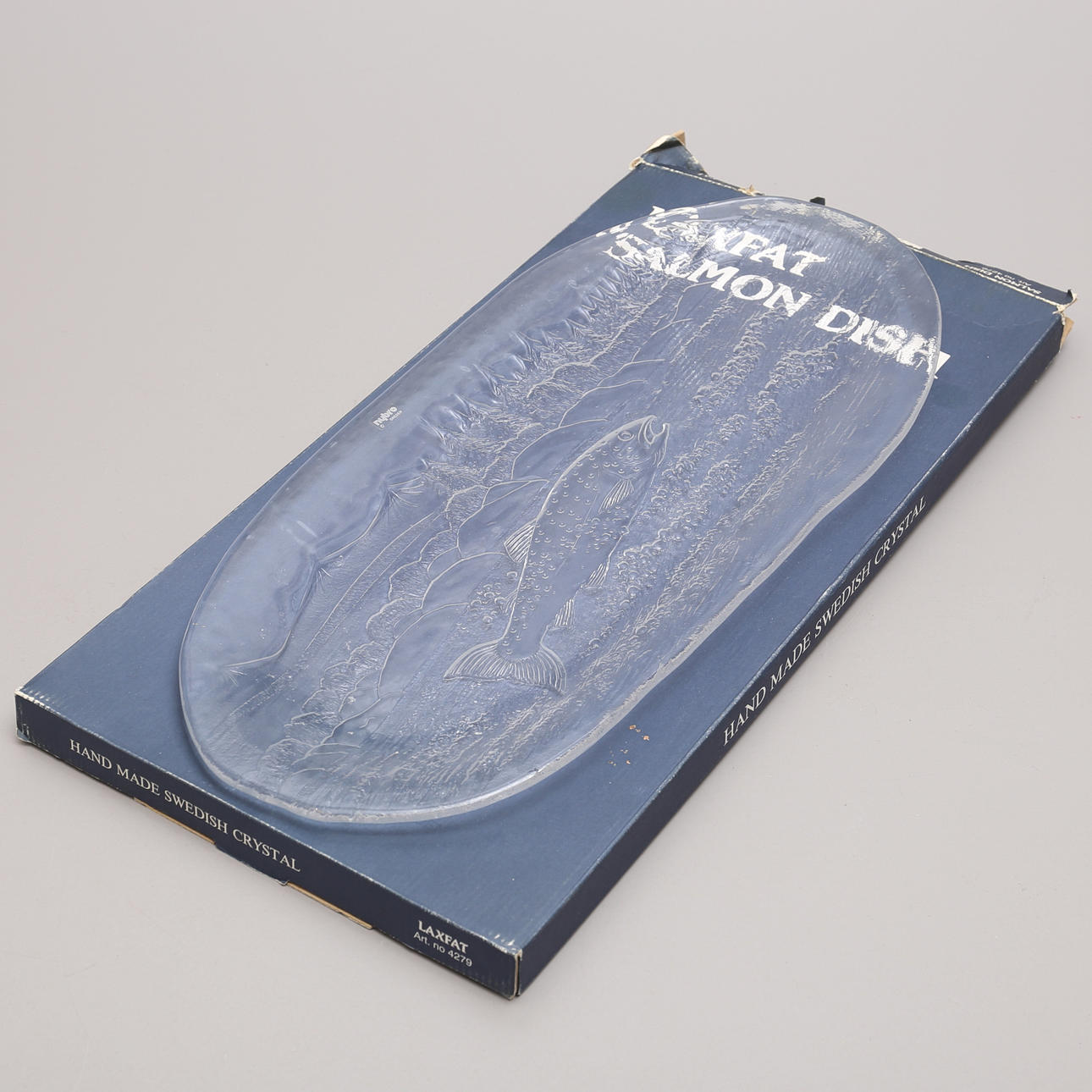 LAXFAT, glas, Paul Isling, Nybro Glasbruk. Glas - Bruksglas - Auctionet