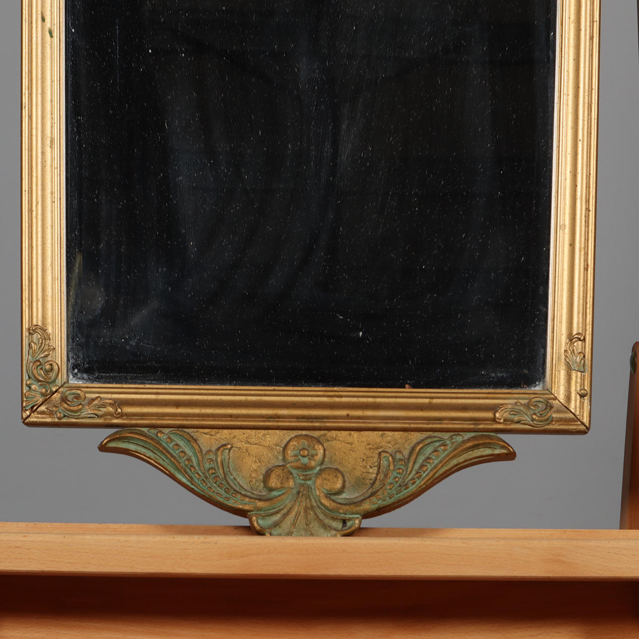 SPEGEL, bemålat trä, 1900-talets första hälft. Speglar - Auctionet