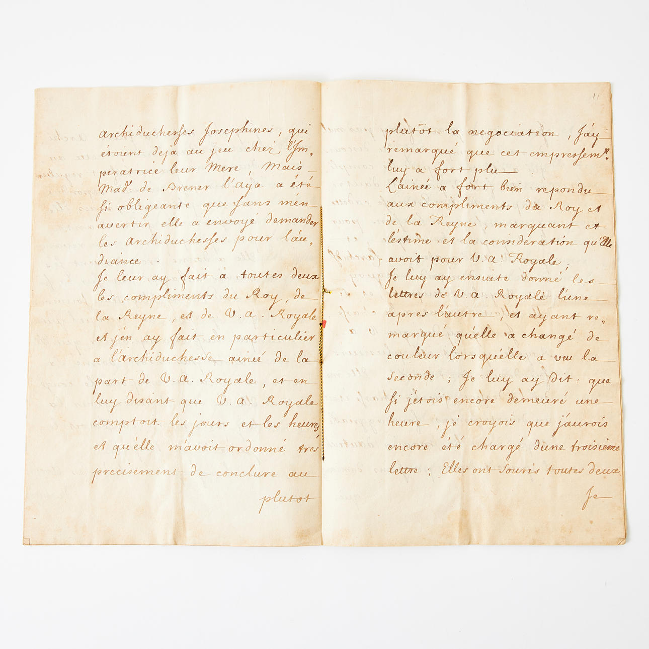 JAKOB HEINRICH VON FLEMMING, signerat brev till kurfursten Friedrich ...