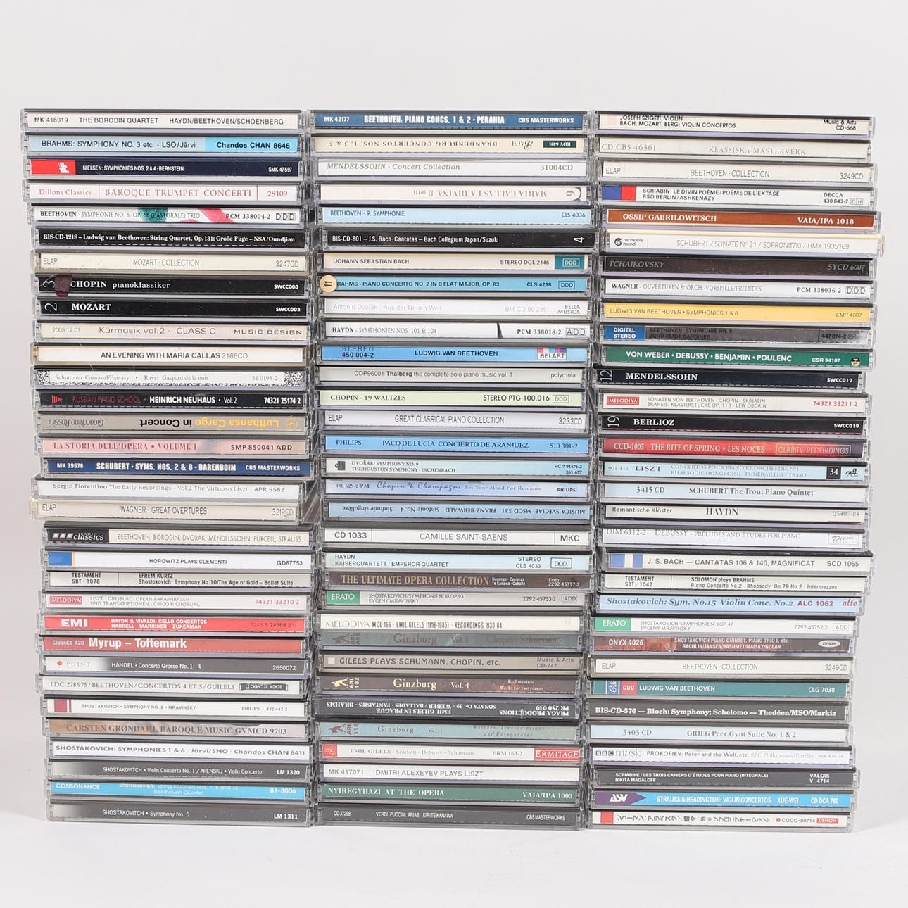 CD-SKIVOR, ca 95 st, klassisk musik. Övrigt - Övrigt - Auctionet