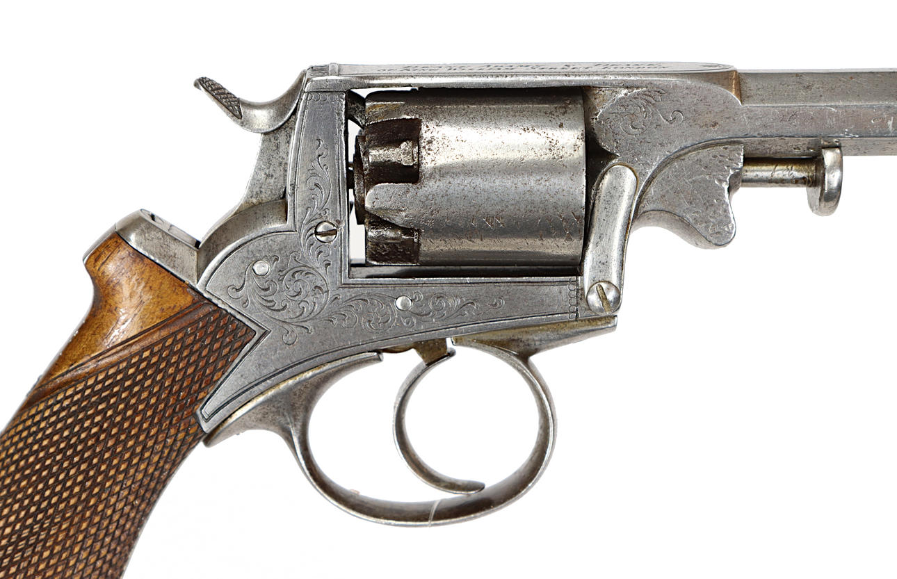 BLOCK REVOLVER, Double Action, made by Deane Adams & Deane, caliber 8mm ...