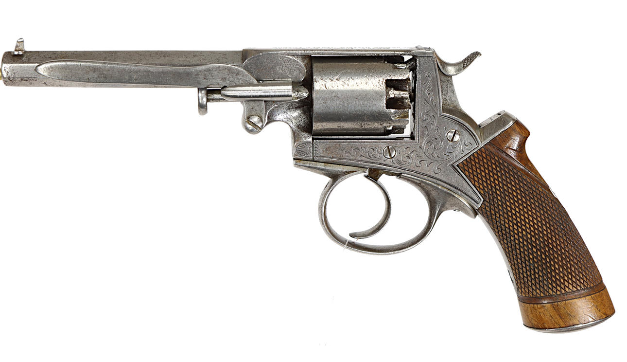 BLOCK REVOLVER, Double Action, made by Deane Adams & Deane, caliber 8mm ...