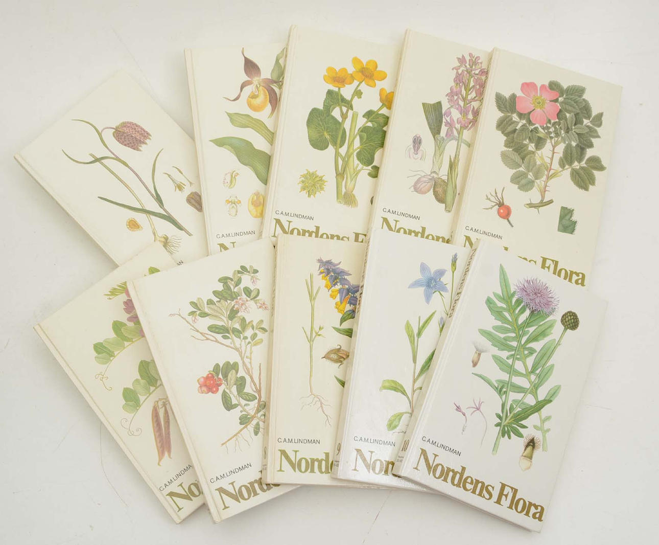 Nordens flora 1-10. Böcker, Kartor & Handskrifter - Böcker - Auctionet