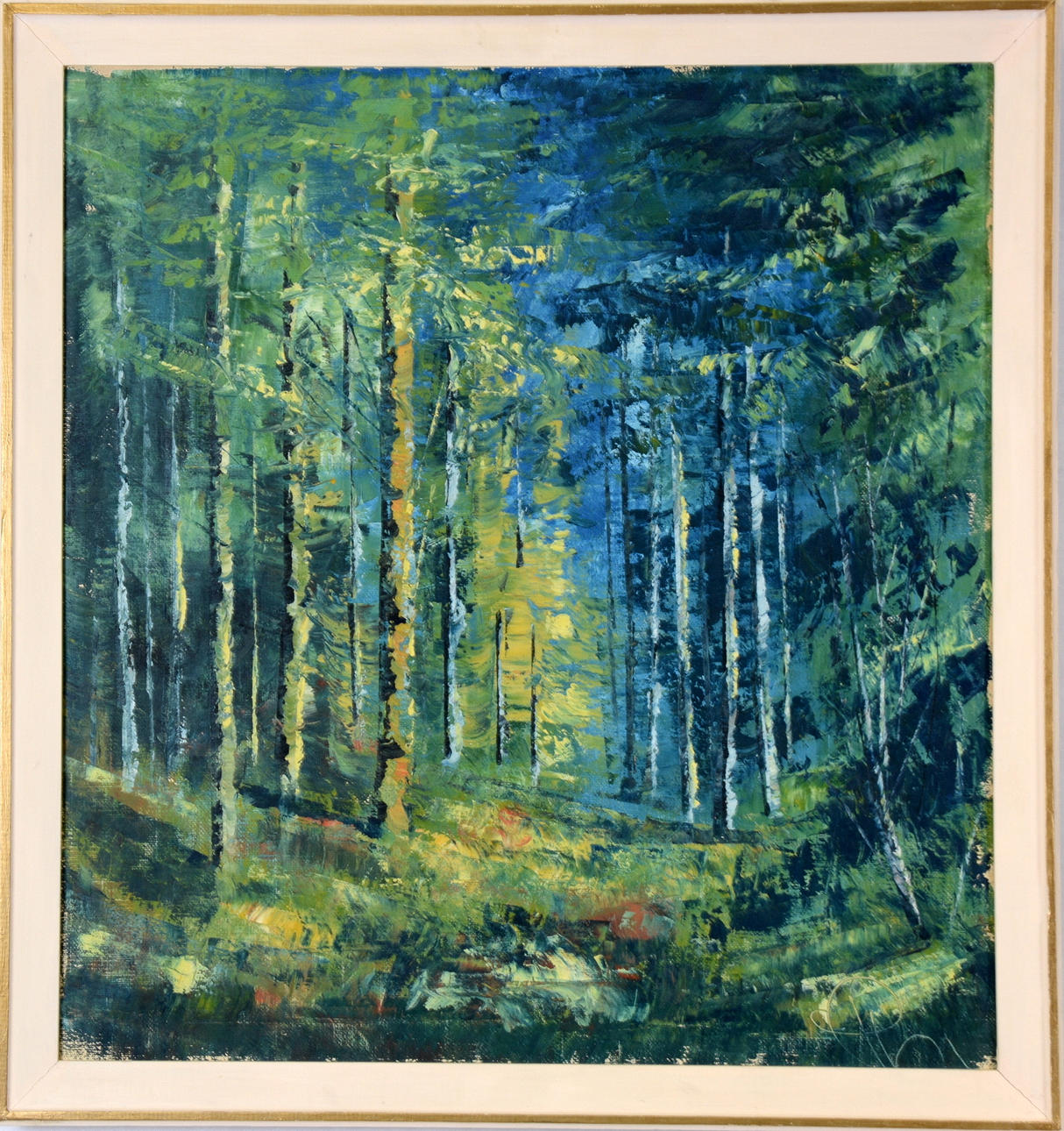 PREBEN LARSEN. Olja på duk. Konst - Måleri - Auctionet