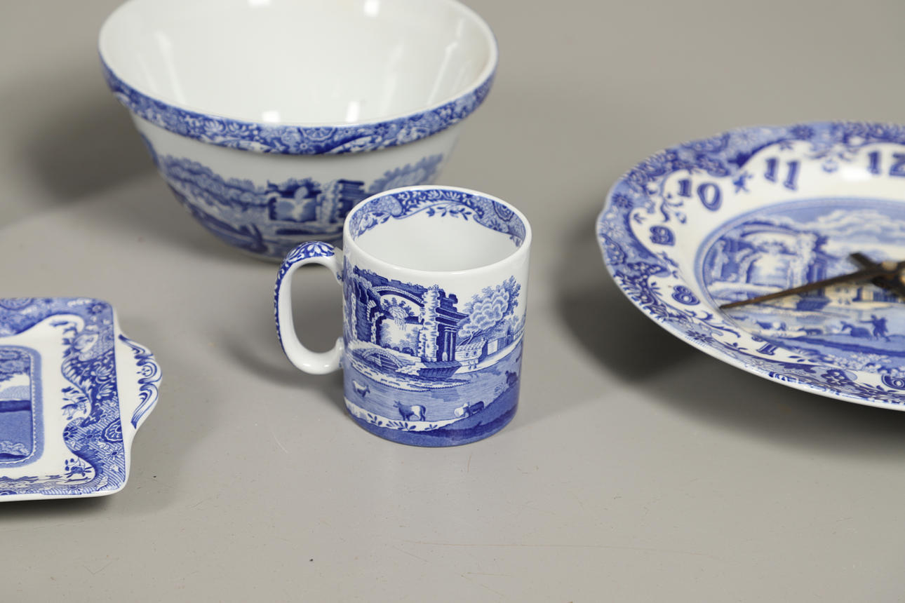 ITALIAN SPODE CLOCK & OTHER MODERN ITEMS. Ceramics & Porcelain ...