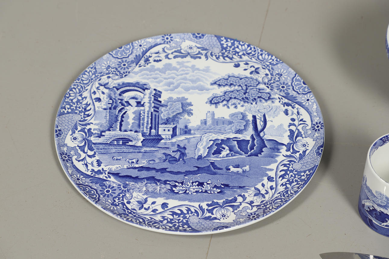 ITALIAN SPODE CLOCK & OTHER MODERN ITEMS. Ceramics & Porcelain ...