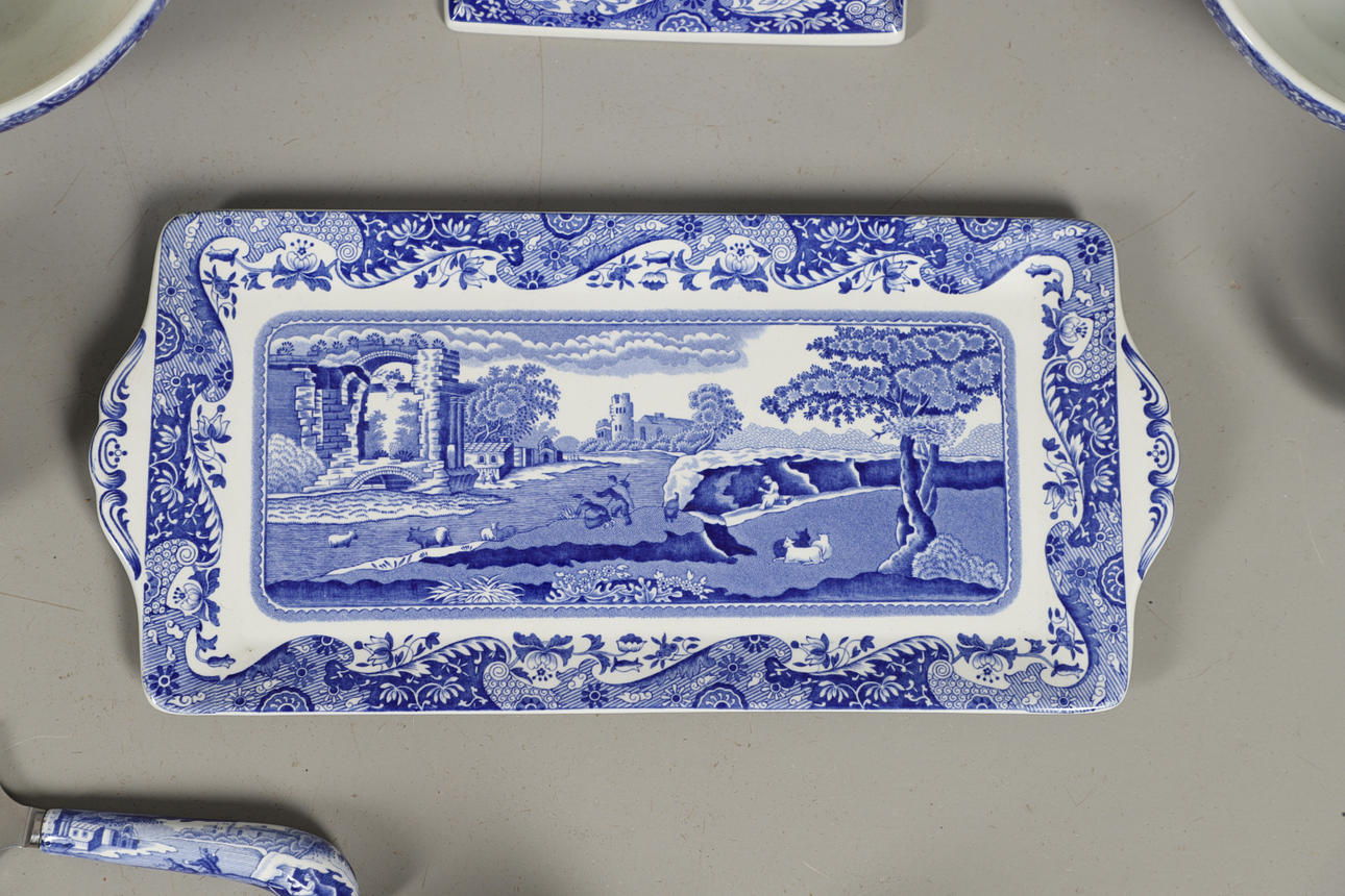 ITALIAN SPODE CLOCK & OTHER MODERN ITEMS. Ceramics & Porcelain ...