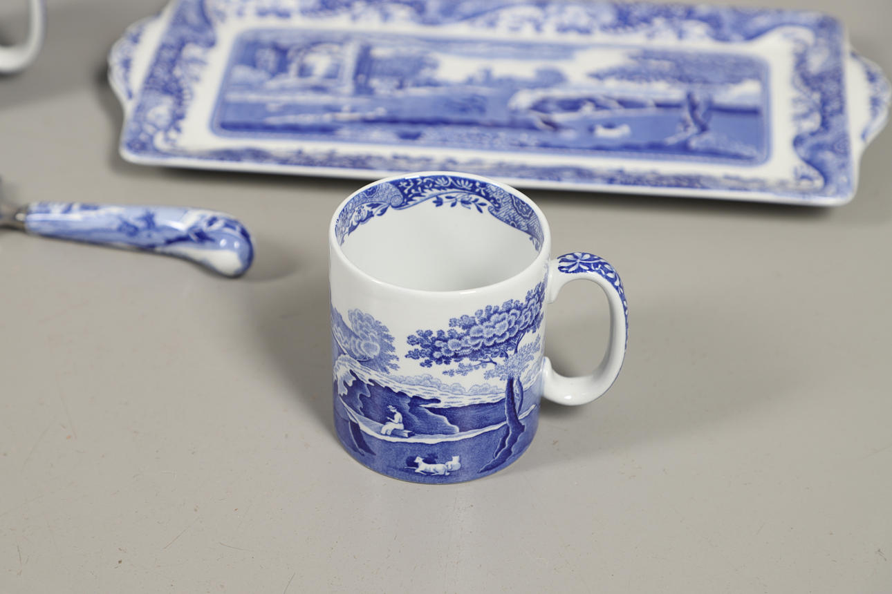 ITALIAN SPODE CLOCK & OTHER MODERN ITEMS. Ceramics & Porcelain ...