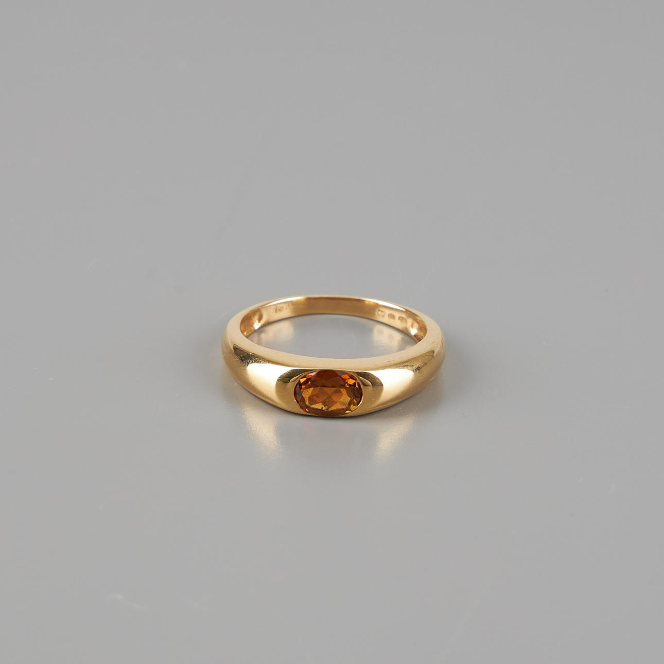 RING, 18K guld, oval gul turmalin. Smycken & Ädelstenar - Ringar ...