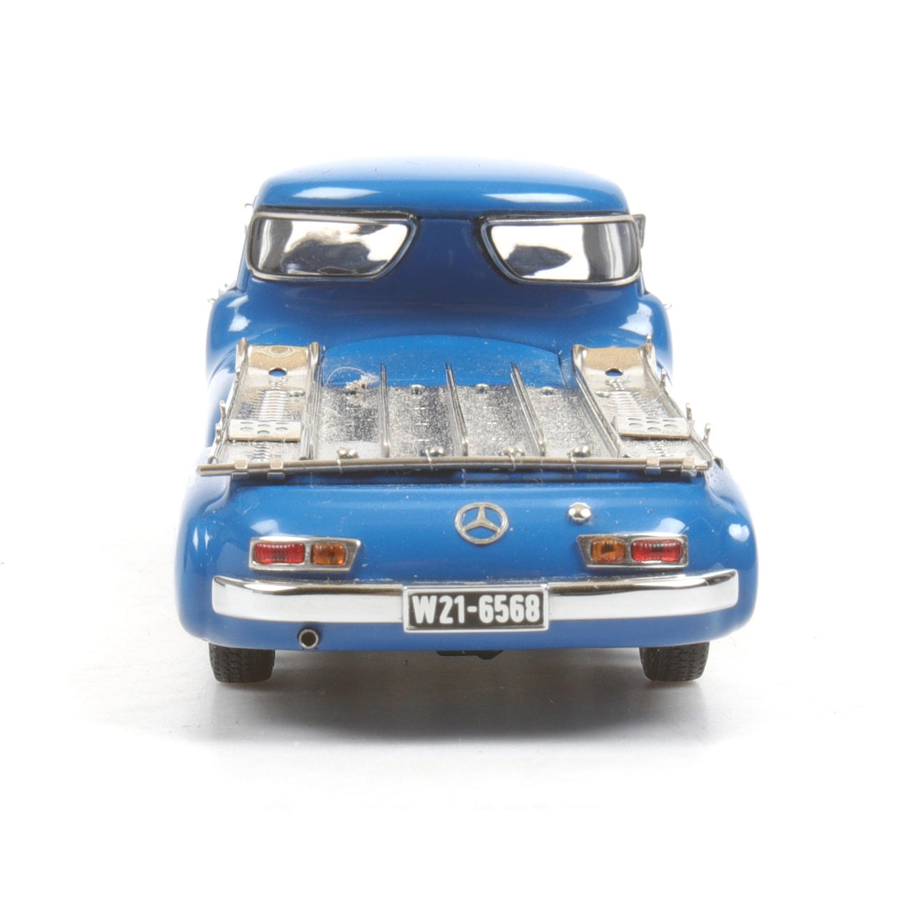 MODELLBIL, metall, Mercedes Renntransporter, 1954, CMC, Tyskland. Skala ...