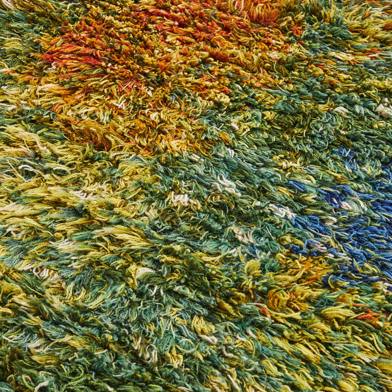 RYAMATTA, 60-tal, med vägghängning. Mattor & Textil - Mattor - Auctionet