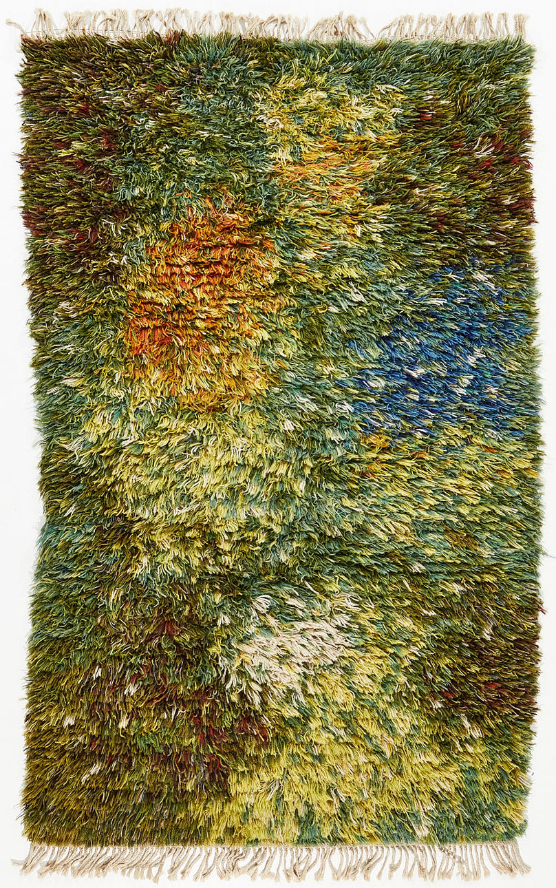 RYAMATTA, 60-tal, med vägghängning. Mattor & Textil - Mattor - Auctionet