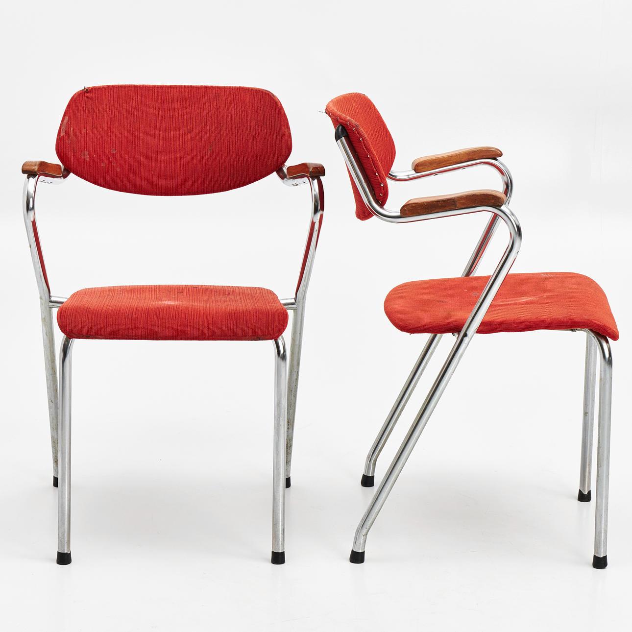 KARMSTOLAR, 7 st, Asker stålrörsmöbler, Nesbru, Danmark. Möbler ...