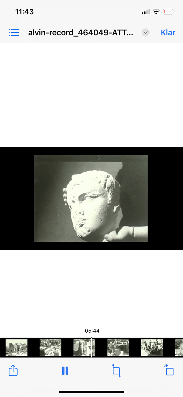 AVGUTET HUVUD AV ZEUS. Konst - Skulptur - Auctionet