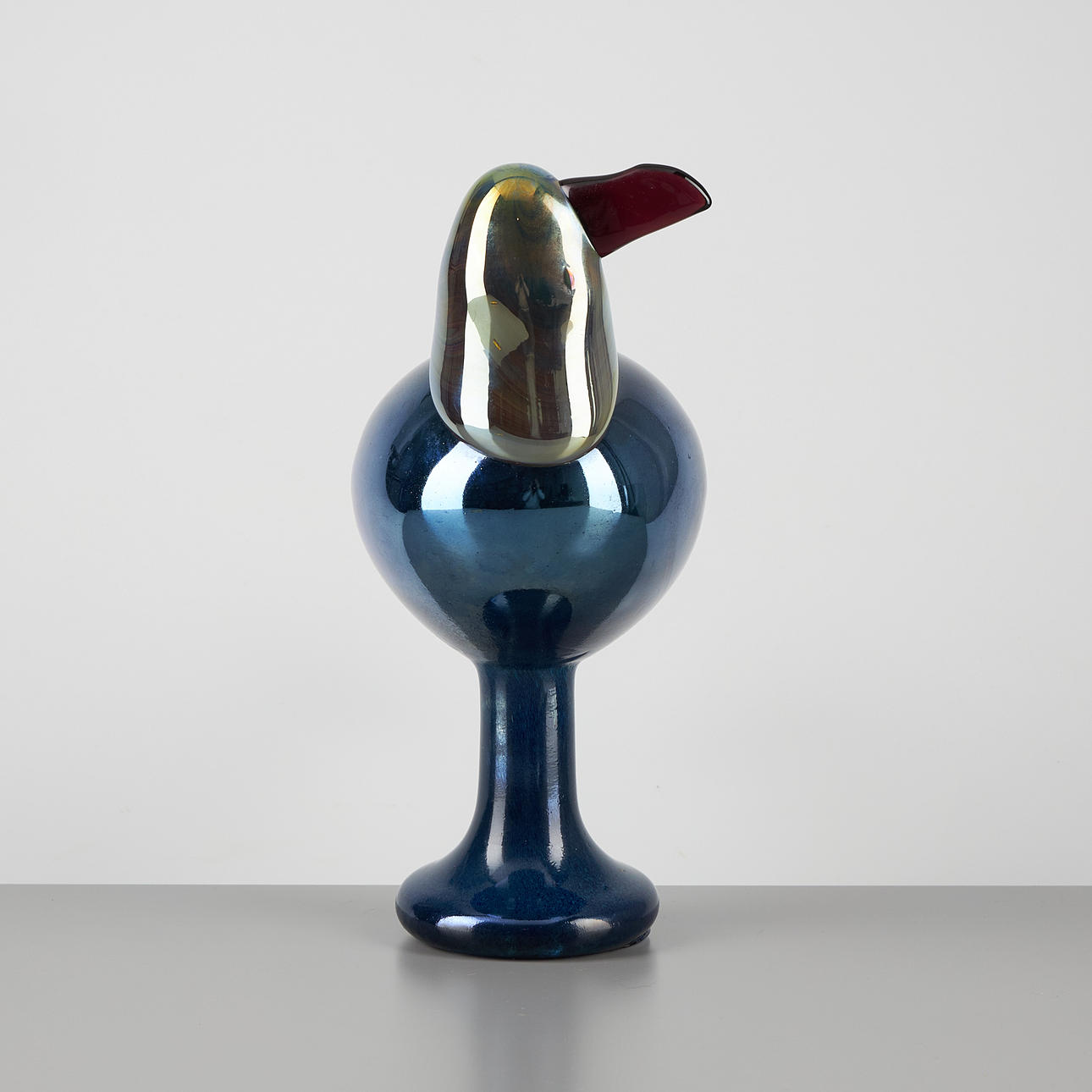 OIVA TOIKKA. GLASS BIRD, Model attempt, signed Oiva Toikka Nuutajärvi ...