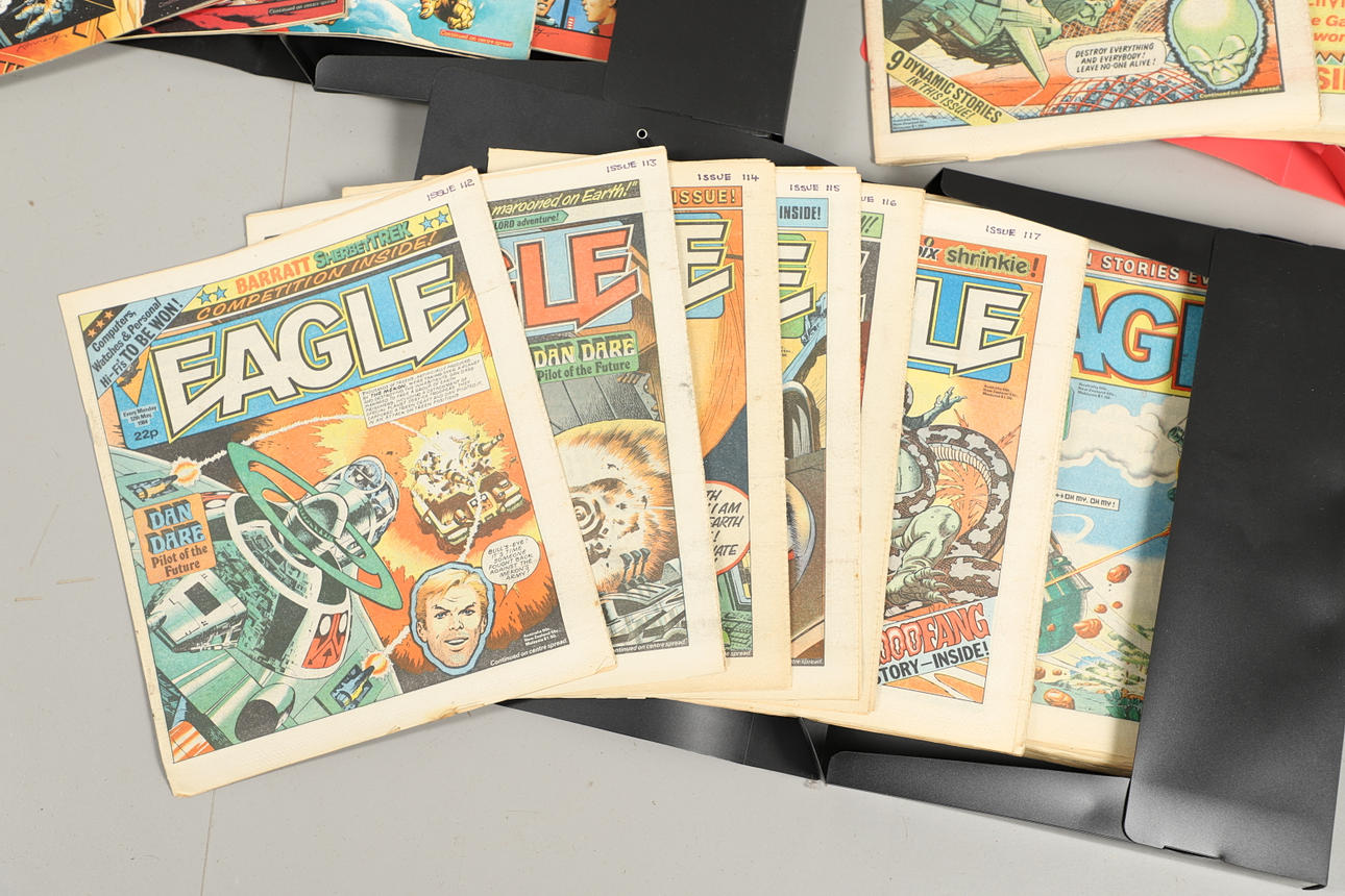 EAGLE COMICS - LARGE QTY OF COMICS, 1980'S. Toys - Comics - Auctionet