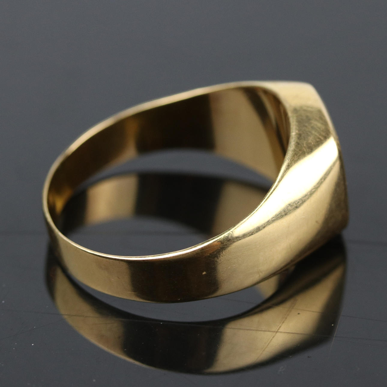 KLACKRING, herr, guld 18k, diamant 0,01ct., Hedbergs Guld & Silver AB ...