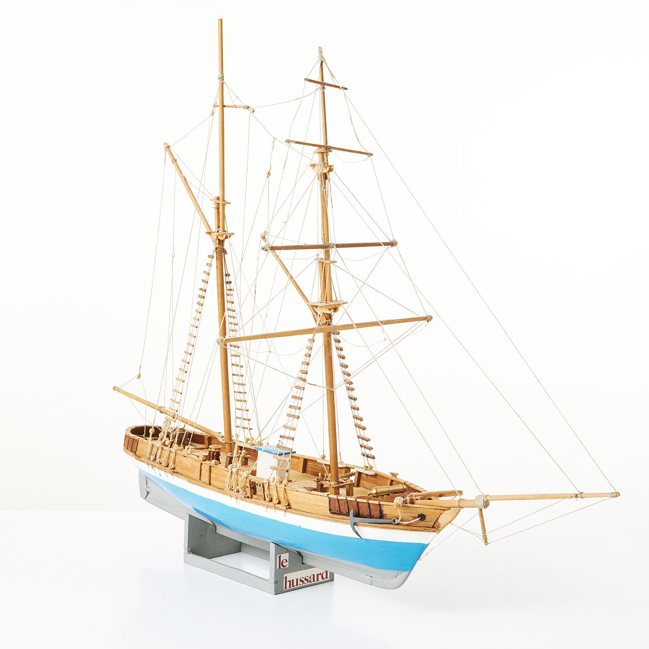 FARTYGSMODELL, segelfartyg "Le Hussard". Övrigt - Teknika & Nautika ...