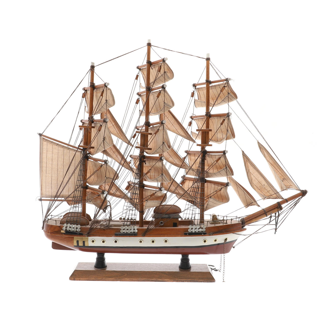 UNA MAQUETA DE UN BARCO CLIPPER DEL SIGLO XIX. Objetos de colección ...