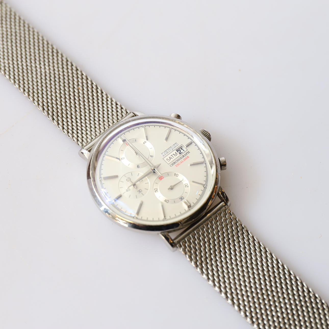 MEN'S WRISTWATCH, Champion, Excaliber, Chronograph. Clocks & Watches ...