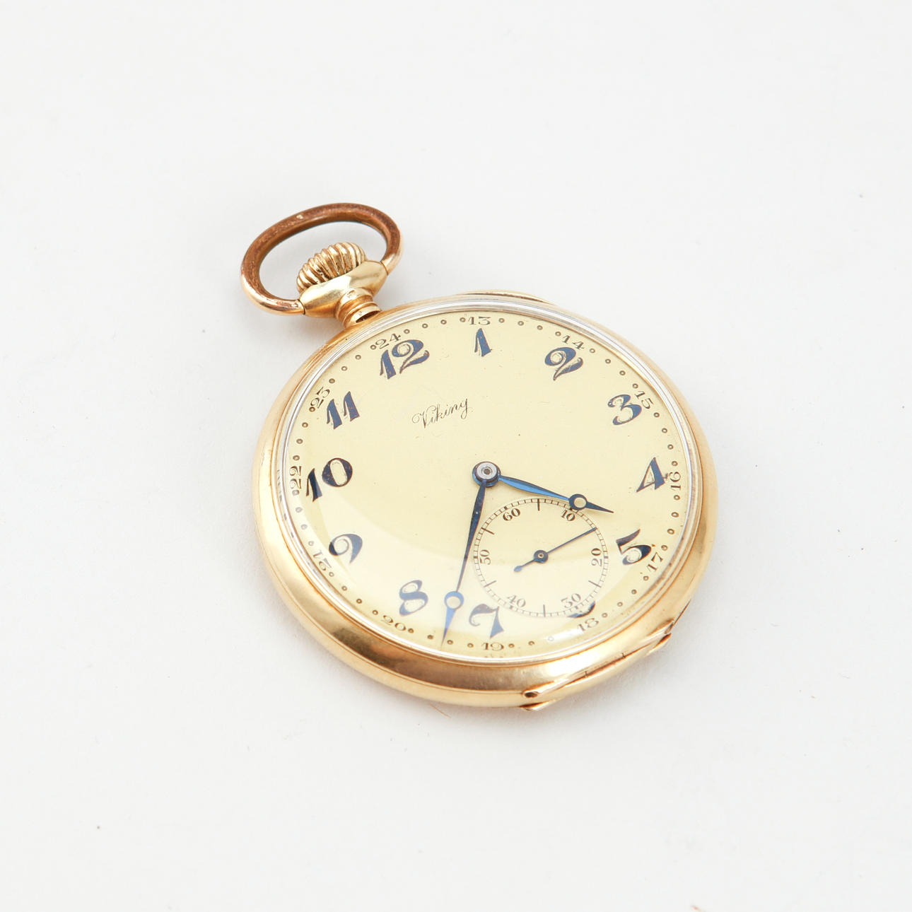 FICKUR, 14k guld, Viking, totalvikt ca 83 gram. Klockor & Ur - Fickur ...