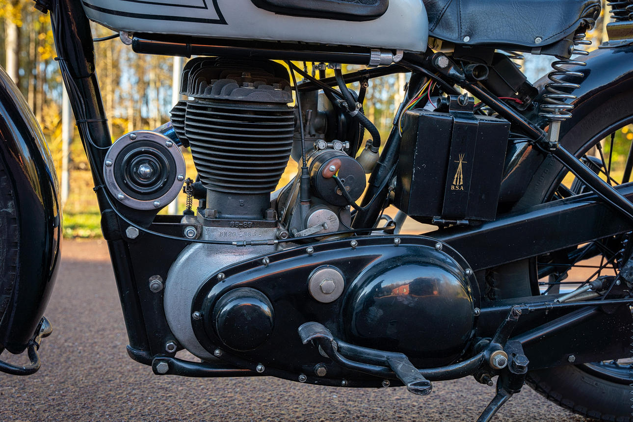 BSA, modell M20, 1944, England. Fordon, Båtar & Delar - Motorcyklar ...