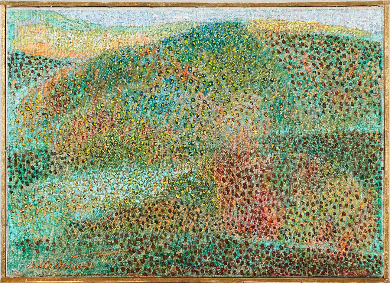 BERTIL ÖHLUND (1923-2003). Höst, olja på duk, signerad, 1970-tal. Konst ...