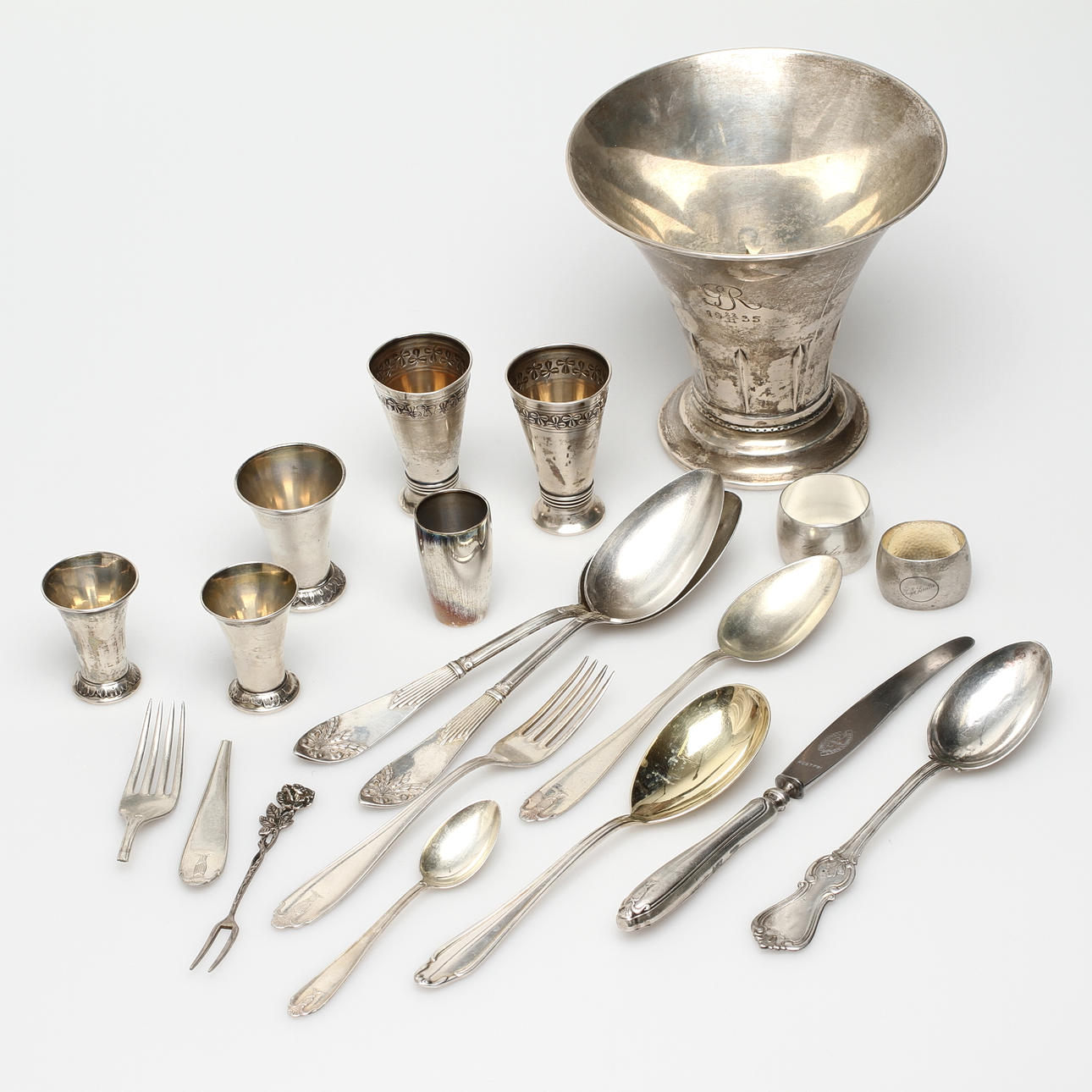 SILVER, including GAB and CG Hallberg, 1900s. Silver & Metals - Silver ...