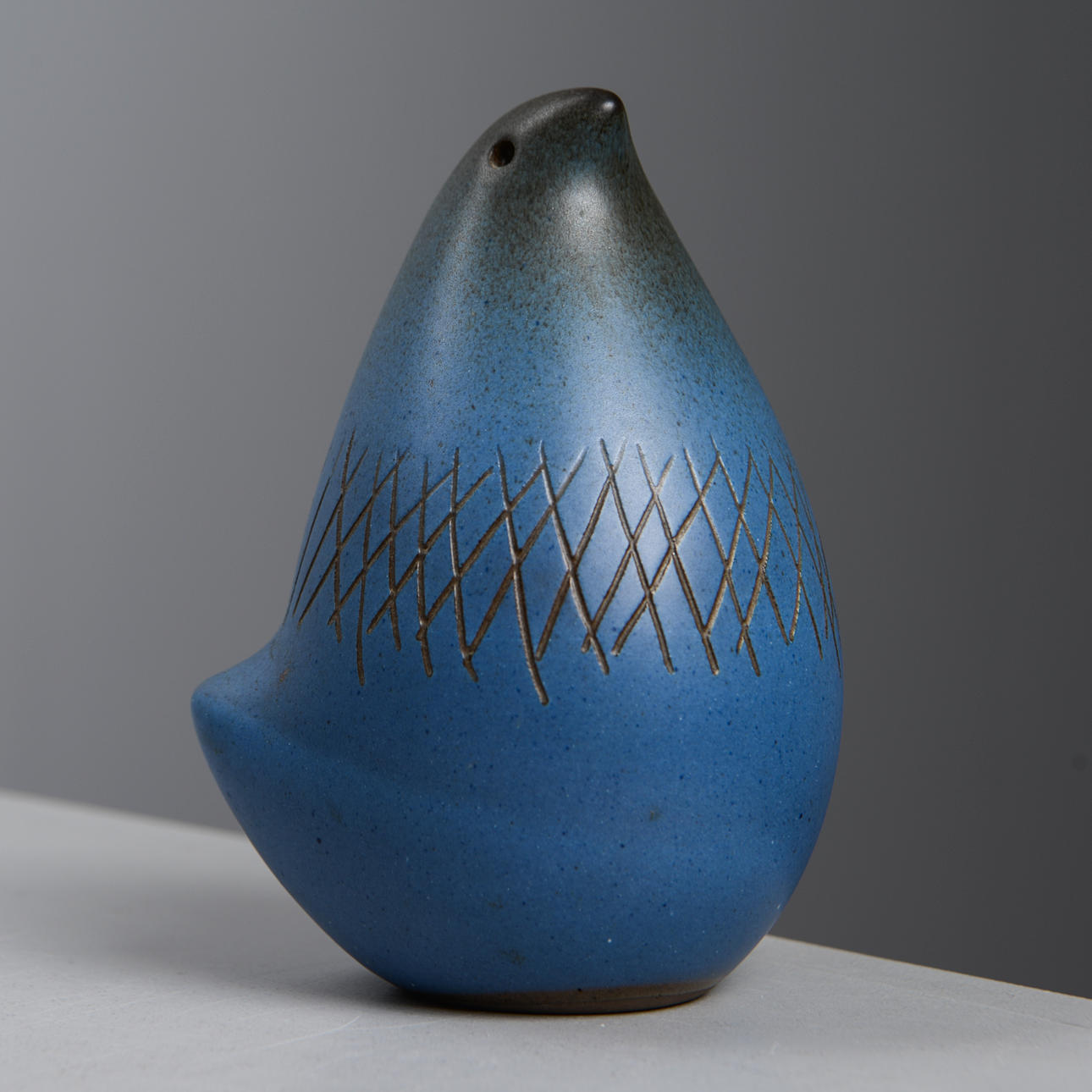 CARSTEN STRÖM. Figurin, fågel, Abbekås Keramik, signerad, 1900-talets ...