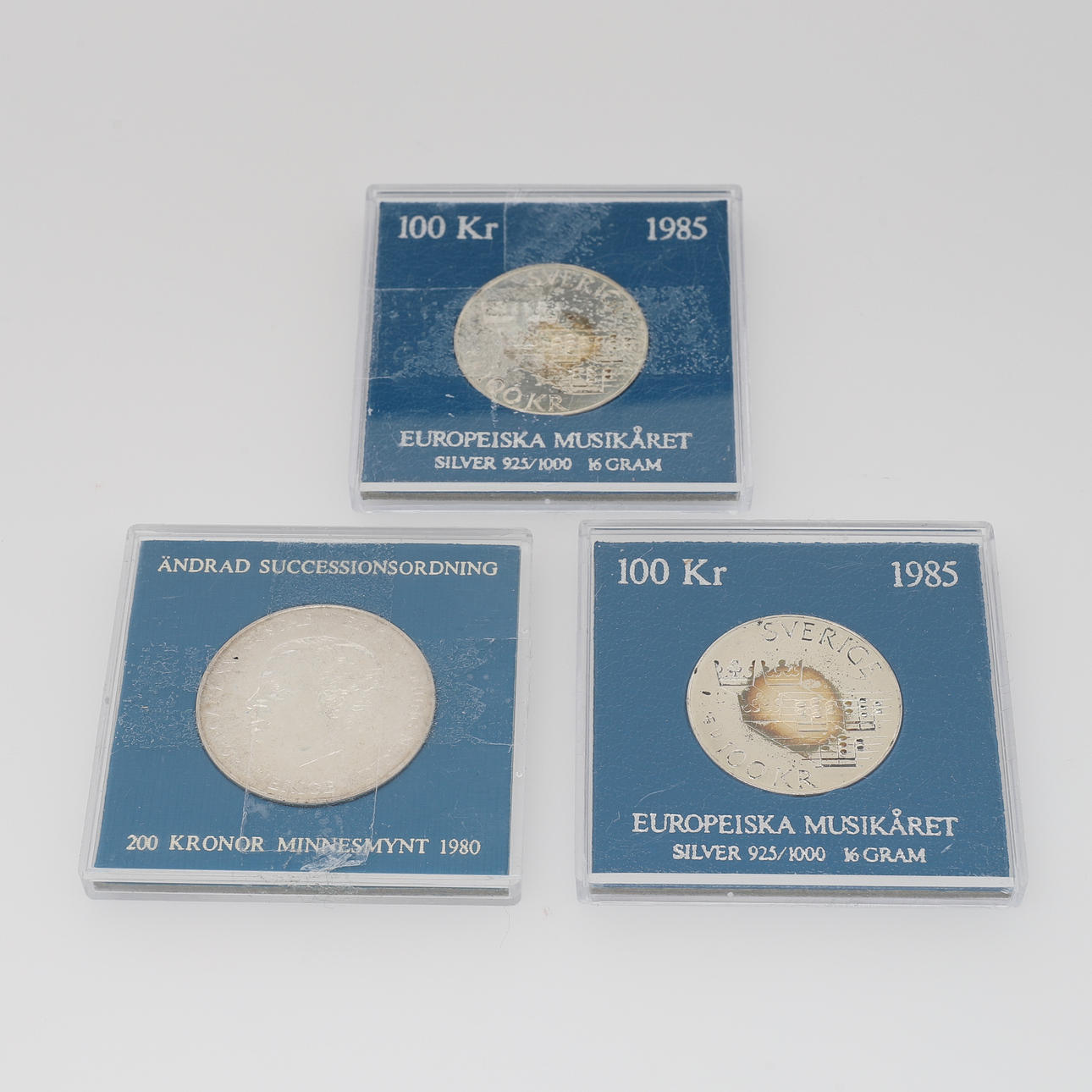 SVENSKA SILVERMYNT, 19 ST. Mynt, Medaljer & Frimärken - Mynt & Sedlar ...