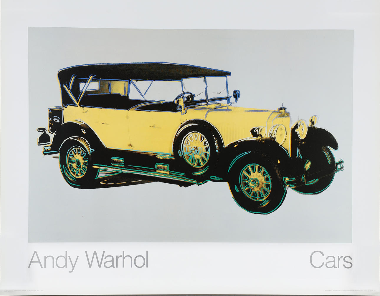 ANDY WARHOL. EFTER. Offsettryck, "Cars", Achenbach Art Edition ...