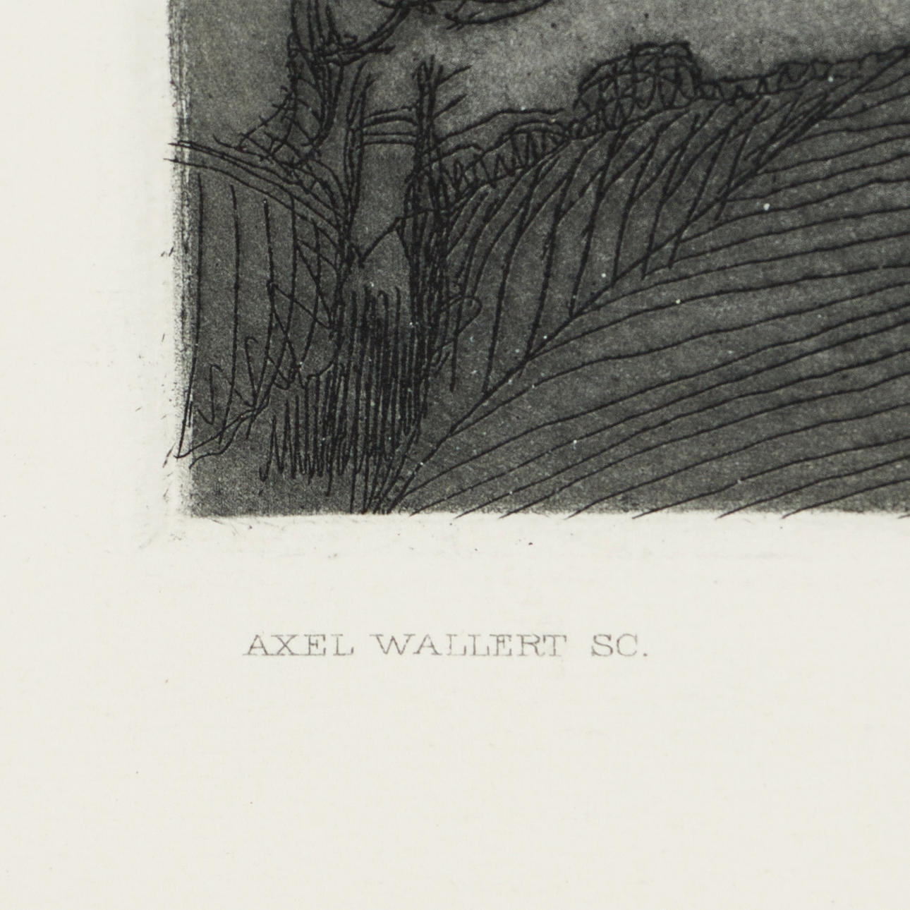 AXEL WALLERT (1890-1962). "Sigrid", 1916, etsning. Konst - Grafik ...