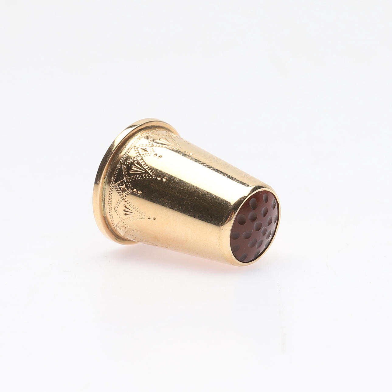 FINGERBORG, 18K guld, John Pettersson, Norrköping, 1977. Totalvikt ca 6 ...