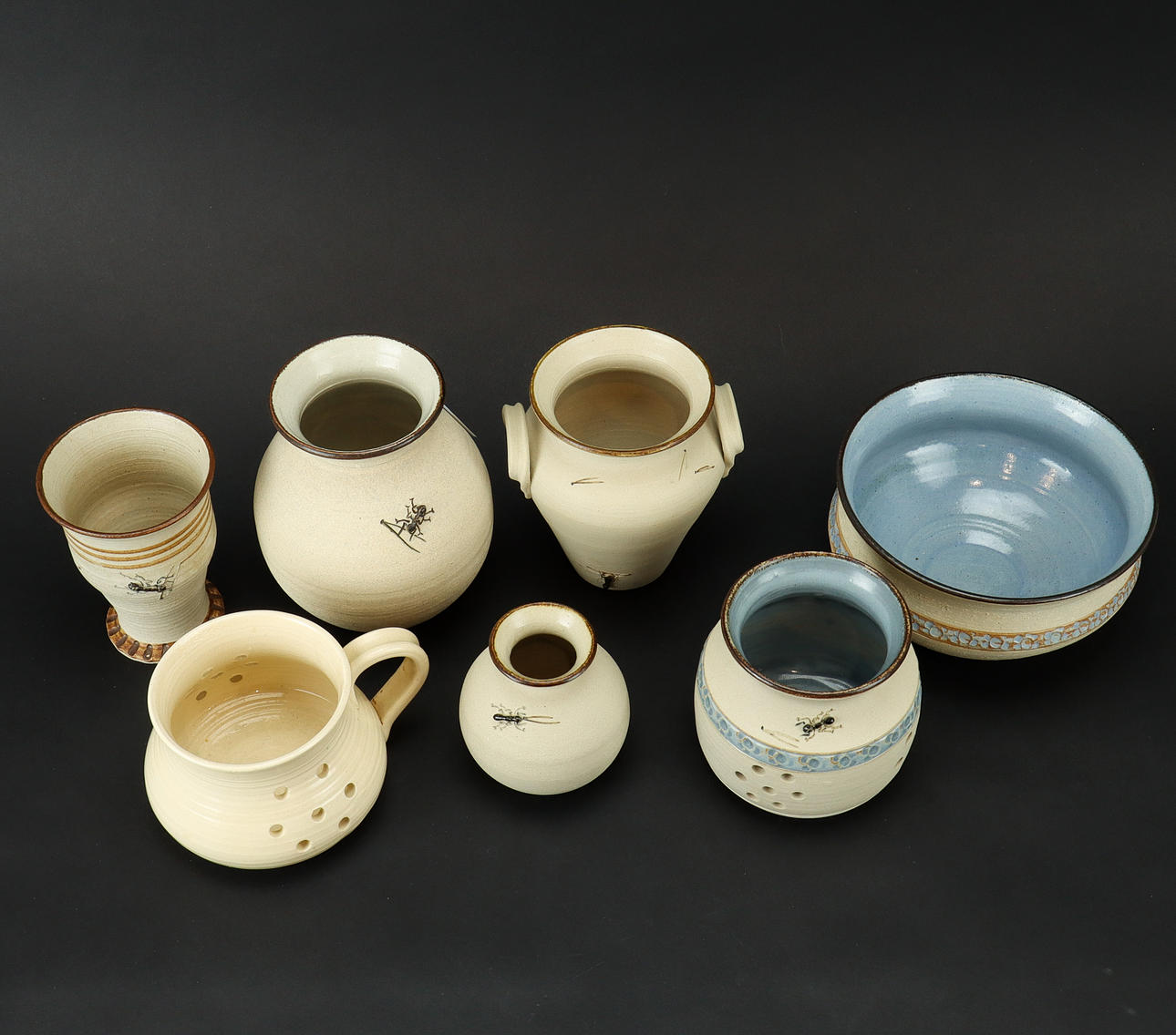 SVEN-BERTIL OLSÉN keramik, 7 delar. Keramik & Porslin - Europeiskt ...