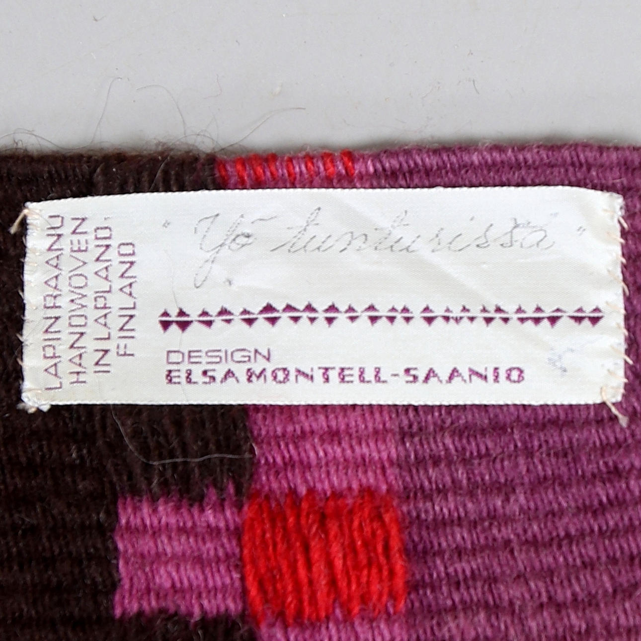 ELSA MONTELL-SAANIO. Rana, ull, 1900-tal, Lapinraanu, Finland. 1900 ...