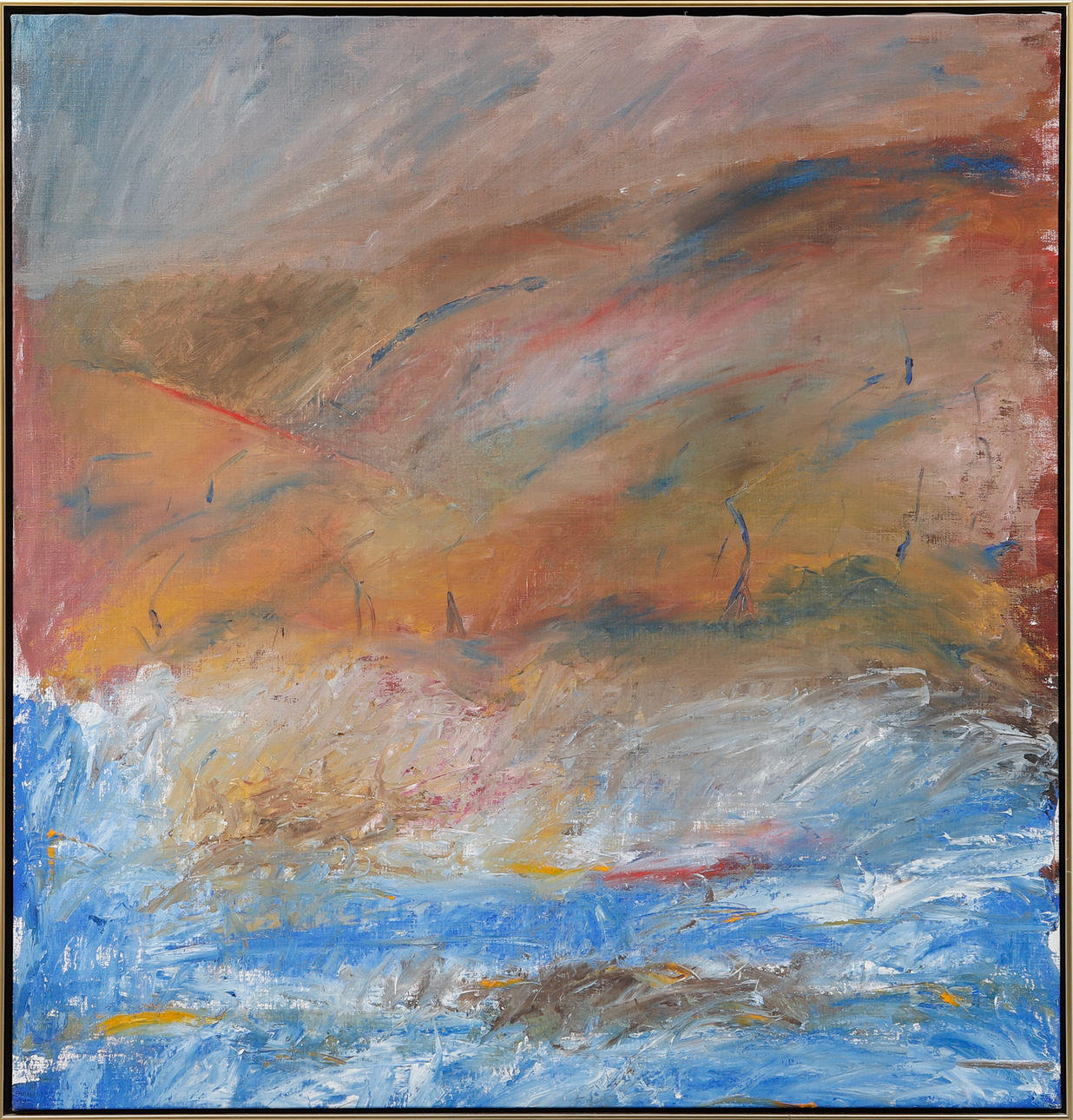 MIKAEL FAGERLUND. Landskap, olja på duk, signerad och daterad a tergo ...