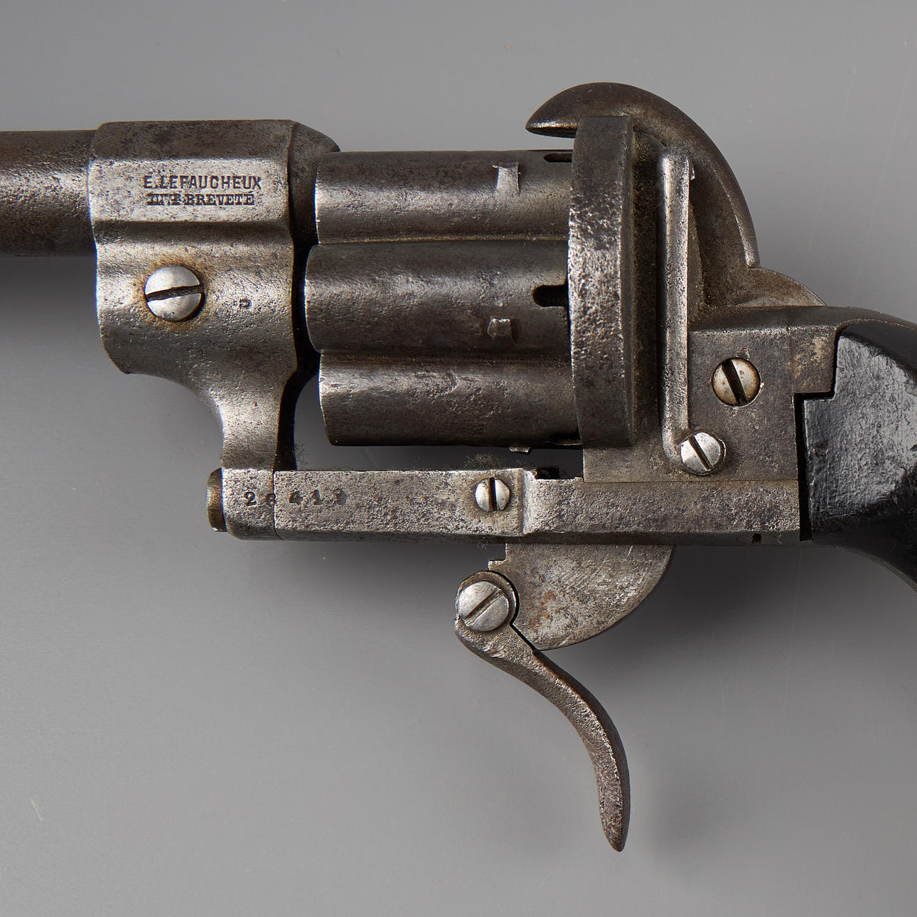 REVOLVERS. Marked Brevete E.Lefaucheux. Belgian/Middle Europe circa ...