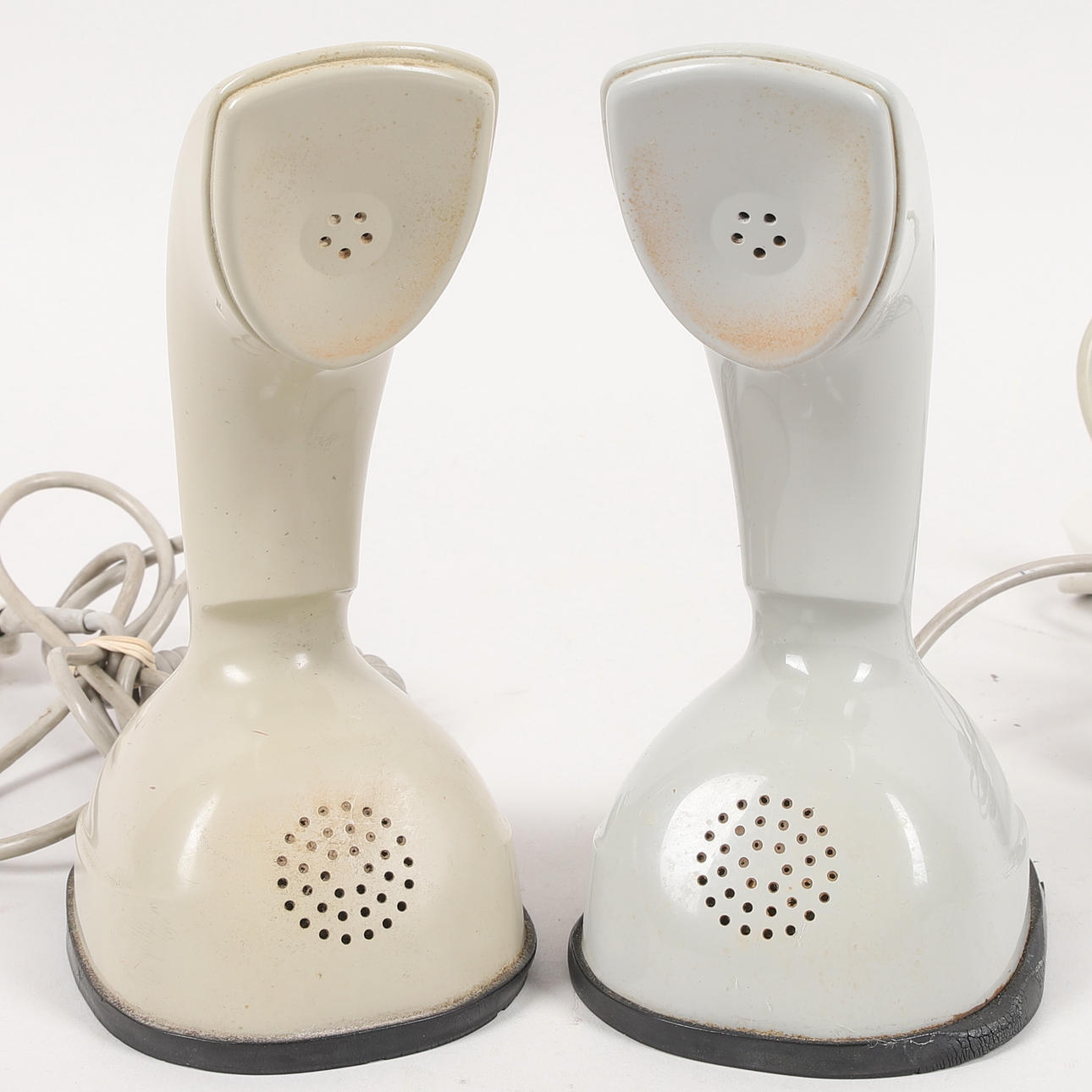 TELEFONER, ett par, Ericofon, Kobratelefon, LM Ericsson, Sverige, 1900 ...