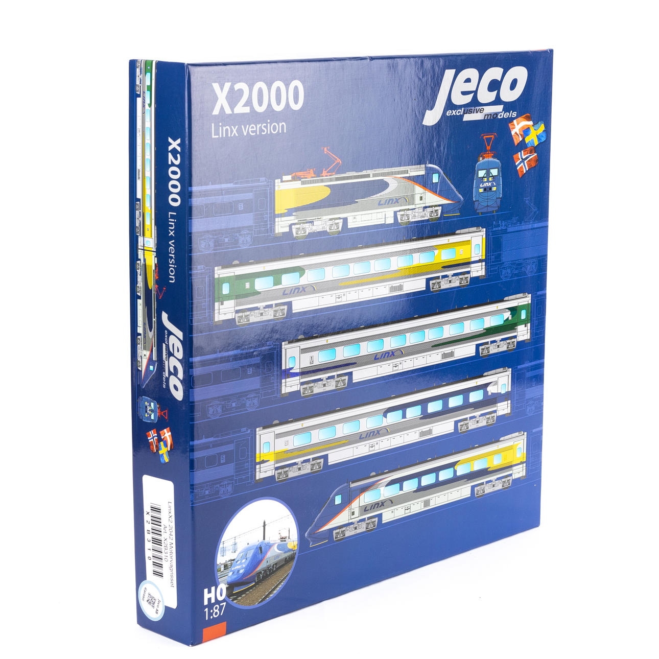 JECO SJ X2000 LinxX2 2042 5-delat motorvagnståg, X2B310, digital, originalförpackning. Leksaker ...
