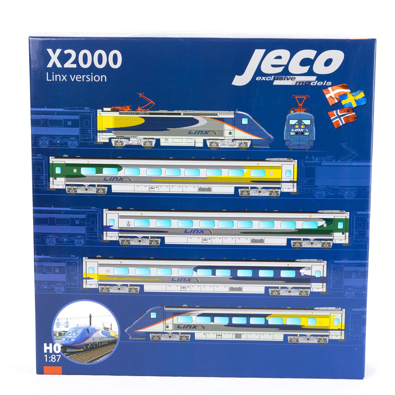 JECO SJ X2000 LinxX2 2042 5-delat motorvagnståg, X2B310, digital ...