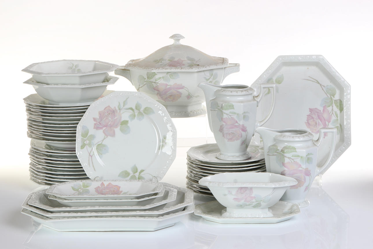 Rosenthal Mat Och Kaffeservis 76 Delar Porslin Maria Ros