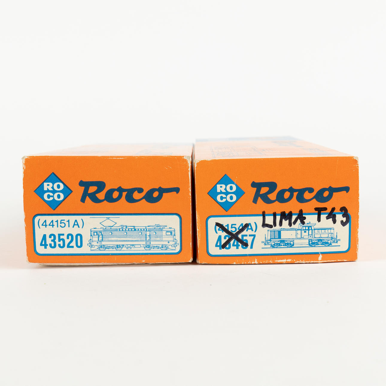 ROCO 43520 SJ:s Rc5 1323, original packaging LIMA SJ:s T 43 220 in ROCO ...