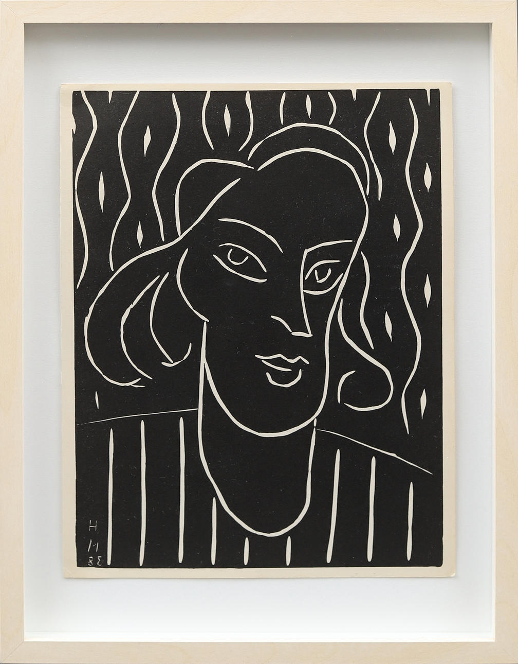 HENRI MATISSE. Teeny, linocut, signed in print. Art - Engravings ...