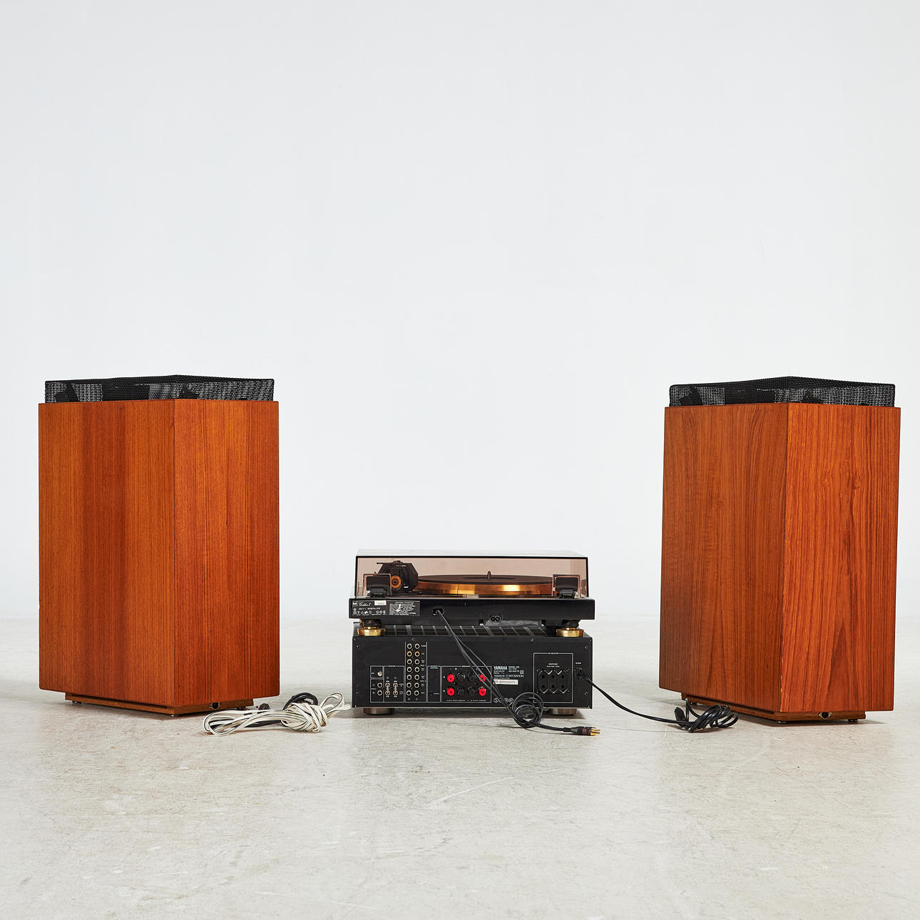 STEREOPAKET, 4 dlr., Dual "Golden 1" skivspelare med Ortofon Super OM ...