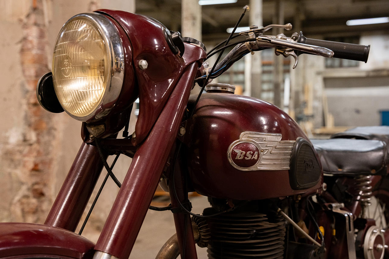 BSA, B33, 1953, England. Fordon, Båtar & Delar - Motorcyklar - Auctionet