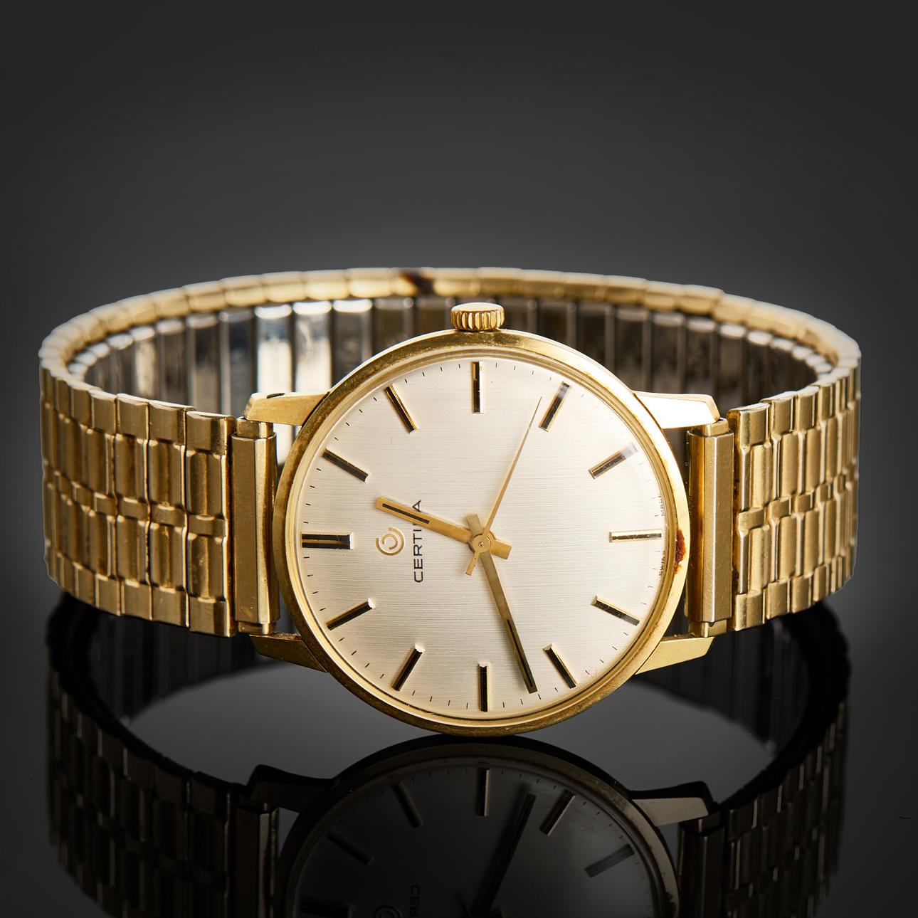CERTINA herrarmbandsur, guld 14k. Klockor & Ur - Armbandsur - Auctionet