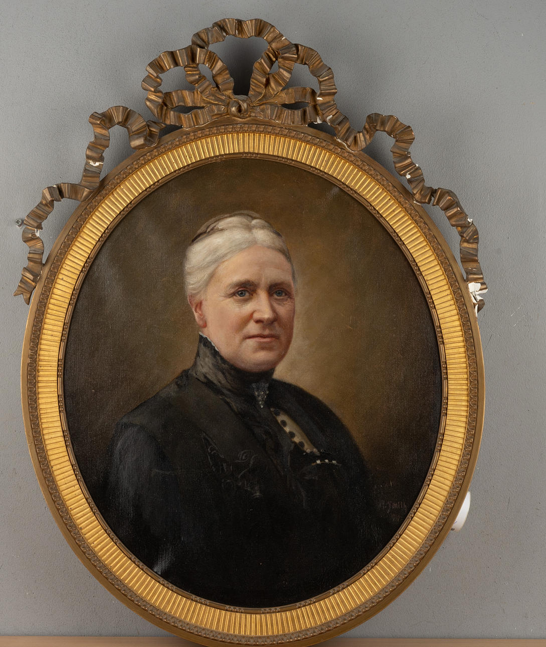 AXEL SMITH. Porträtt, Lotten Boije, olja på duk, signerad samt daterad ...